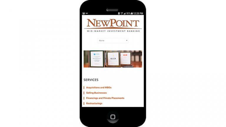 Newpoint inc. website project